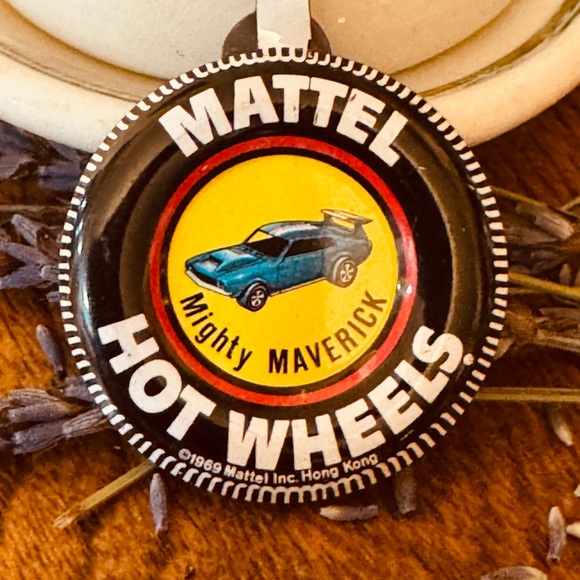 Mattel | Accessories | Vintage 969 Mattel Hot Wheels Metal Badge From ...
